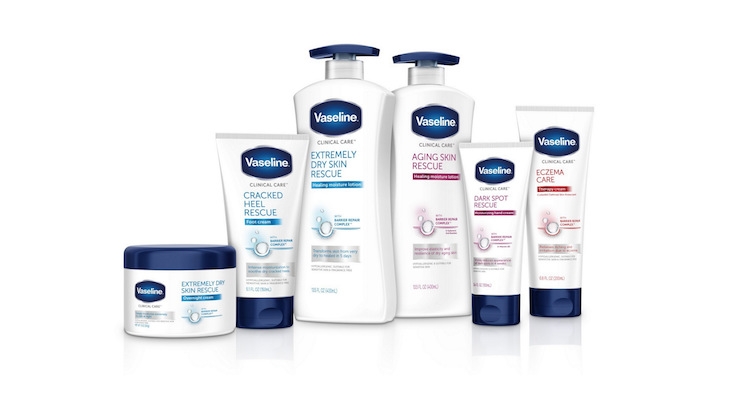 Vaseline Debuts Clinical Care Line - Beauty Packaging