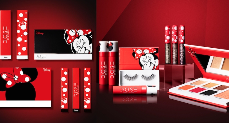 Disney Minnie Mouse Makeup Launches by Dose of Colors - Beauty Packaging