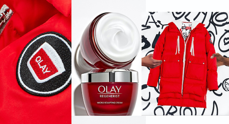 Olay's GWP is a Coat, Inspired By Its Packaging - Beauty Packaging