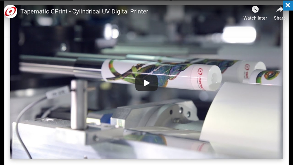 CPrint - Cylindrical UV Digital Printer - Beauty Packaging
