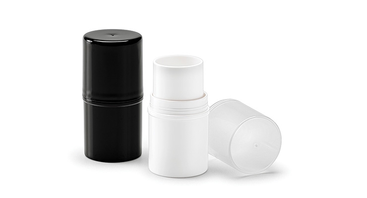 Qosmedix Adds Round Twist-Up Makeup Stick Containers - Beauty Packaging