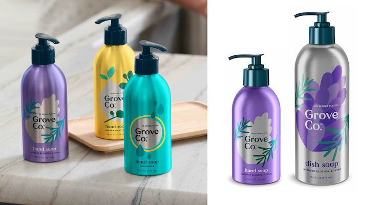 Grove Co. Rebrands & Chooses Aluminum Packaging - Beauty Packaging