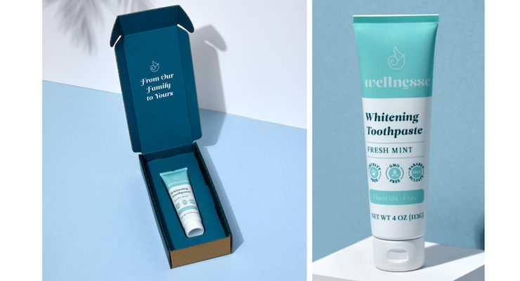 Wellnesse Launches Toothpaste in a Compostable Tube - Beauty Packaging