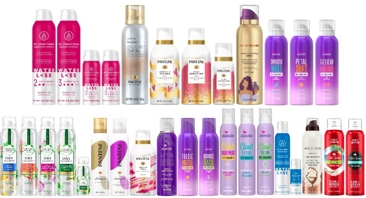 P&G Recalls Aerosol Dry Conditioner Sprays and Aerosol Dry Shampoo ...