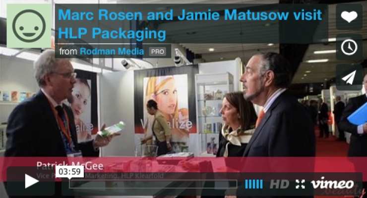 Live at Luxe Pack NY: Marc Rosen and Jamie Matusow visit HLP Packaging ...