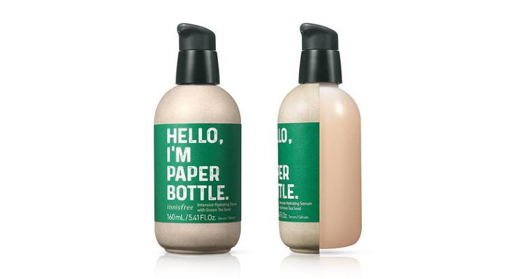 Innisfree Unveils Paper Bottle - Beauty Packaging