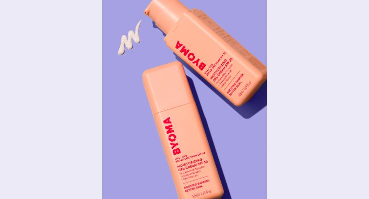 Byoma Introduces Moisturizing Gel-Cream SPF 30 - Beauty Packaging