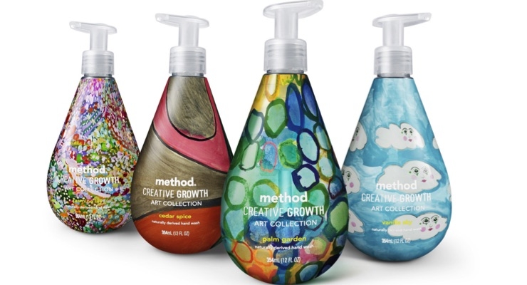 Method Collaborates on Countertop Art Bottles - Beauty Packaging
