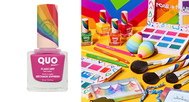 Canadian Brand Quo Celebrates Pride with Colorful Makeup & Packaging ...