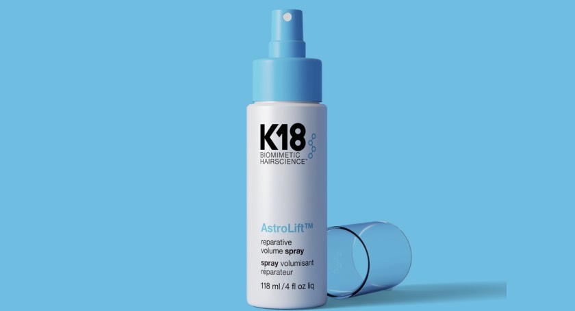 K18 Debuts AstroLift Reparative Volumizing Spray - Beauty Packaging