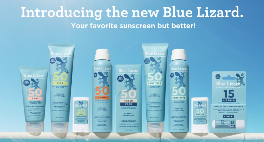 Blue Lizard Australian Sunscreen Rebrands with New Packaging & Formulas ...