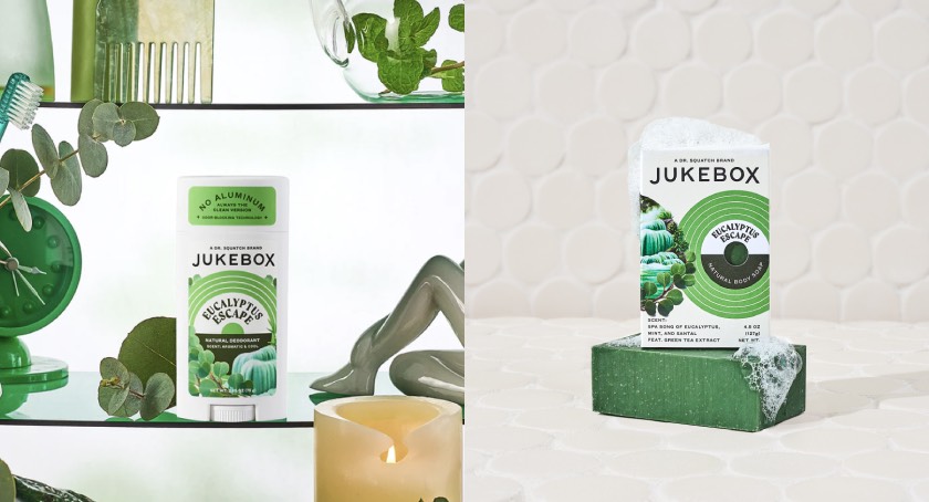 Jukebox Adds Eucalyptus Scent to Soap and Deo Lineup - Beauty Packaging
