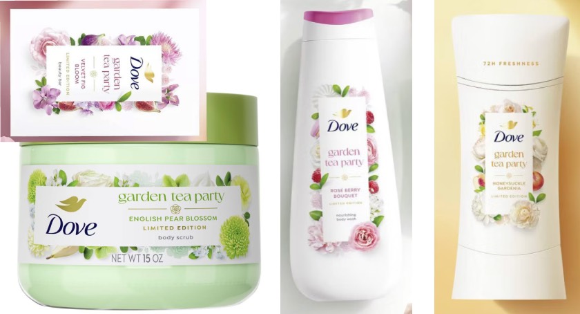 Dove Debuts Garden Tea Party-Inspired Collection - Beauty Packaging