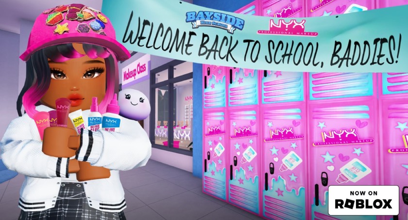 NYX Reimagines Back-To-School with Roblox Experience - Beauty Packaging