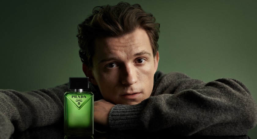 Prada Beauty Debuts New Fragrance with Tom Holland - Beauty Packaging