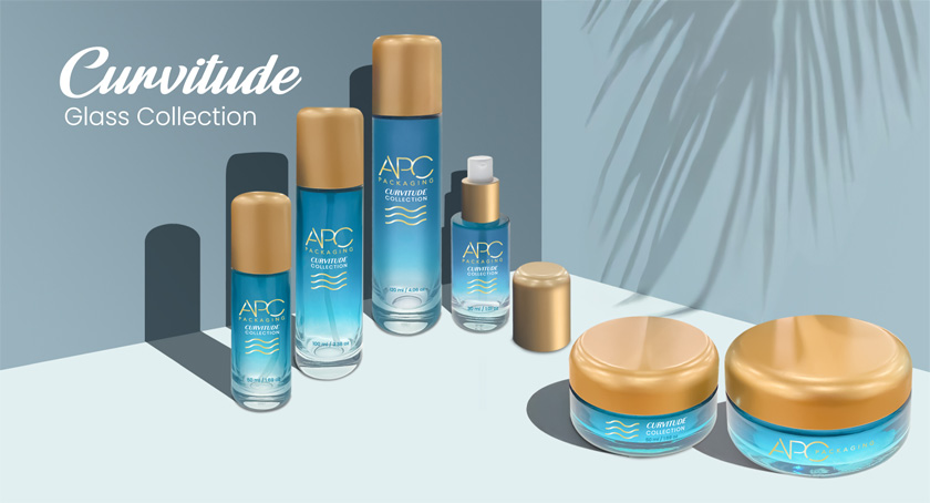 APC Packaging Unveils the Curvitude Glass Collection at LUXEPACK New York - Beauty Packaging
