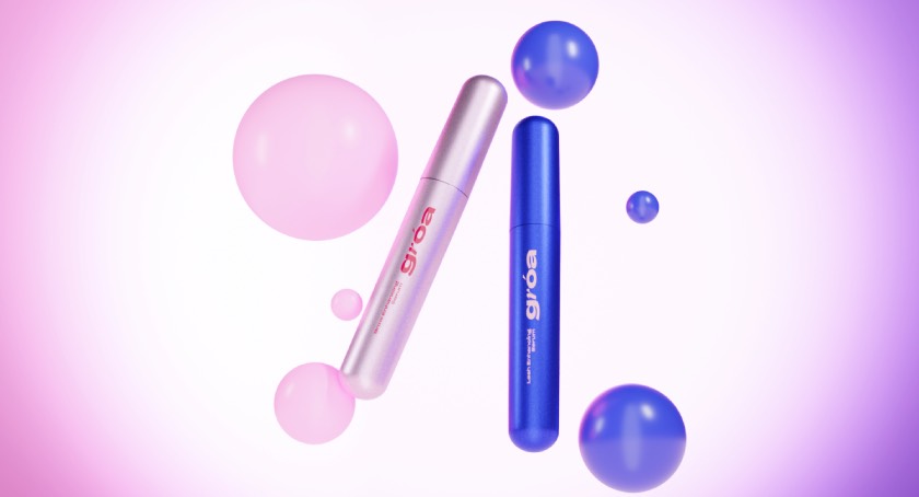 New Groa Lash & Brow Brand for Gen Z and Gen Alpha - Beauty Packaging