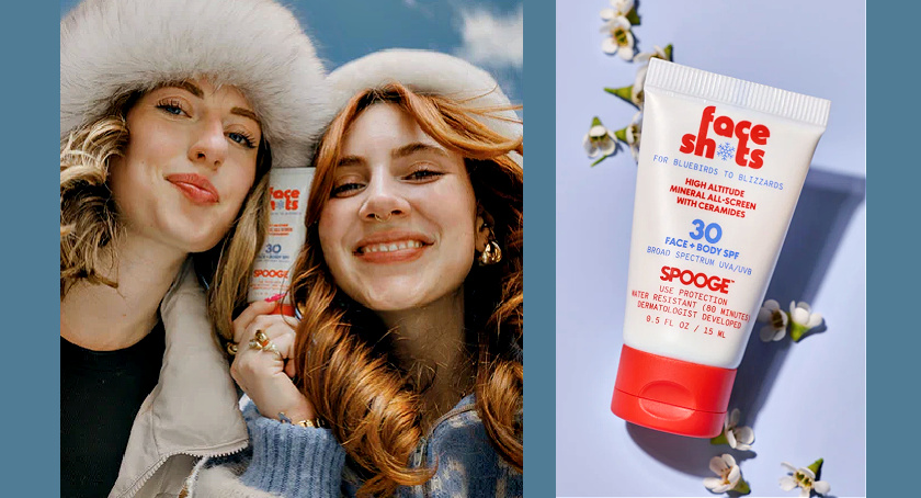 Face Shots Are Spooge's Newest Winter Sunscreen Solution