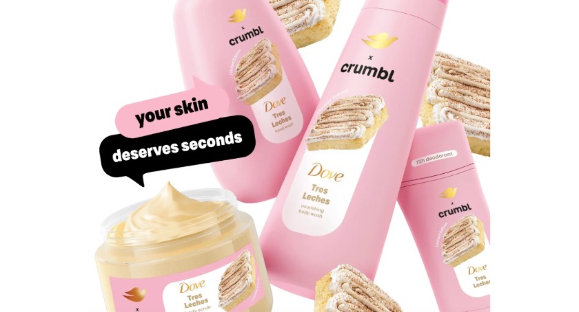 Dove Partners with Crumbl Again with Pink Packaging - Beauty Packaging