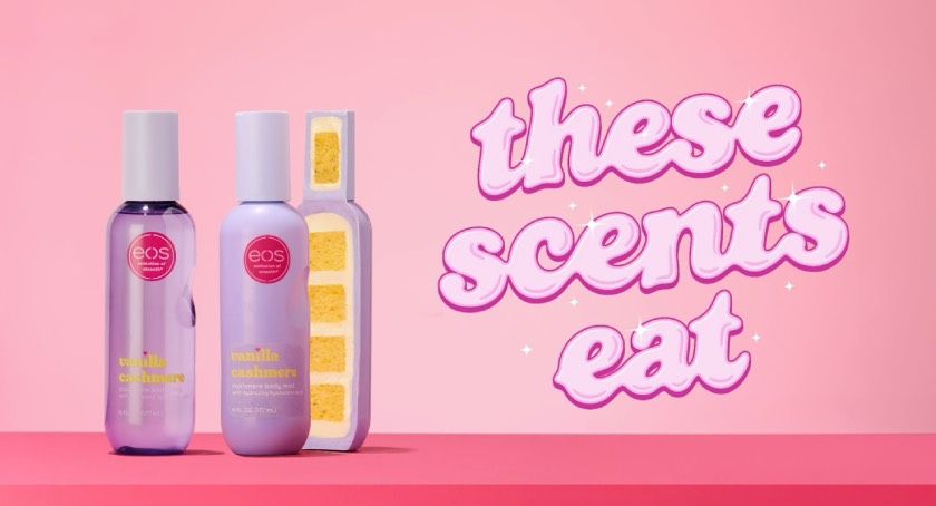 Eos Introduces Cashmere Cakes During the Super Bowl - Beauty Packaging
