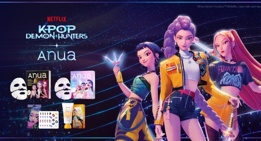 Anua Debuts Netflix’s KPop Demon Hunters Collab - Beauty Packaging