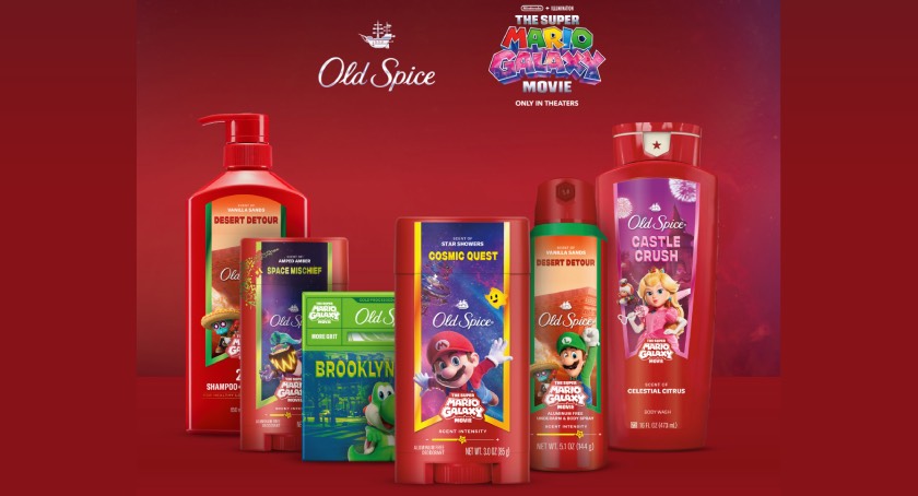 Old Spice & Super Mario Launch New Collection