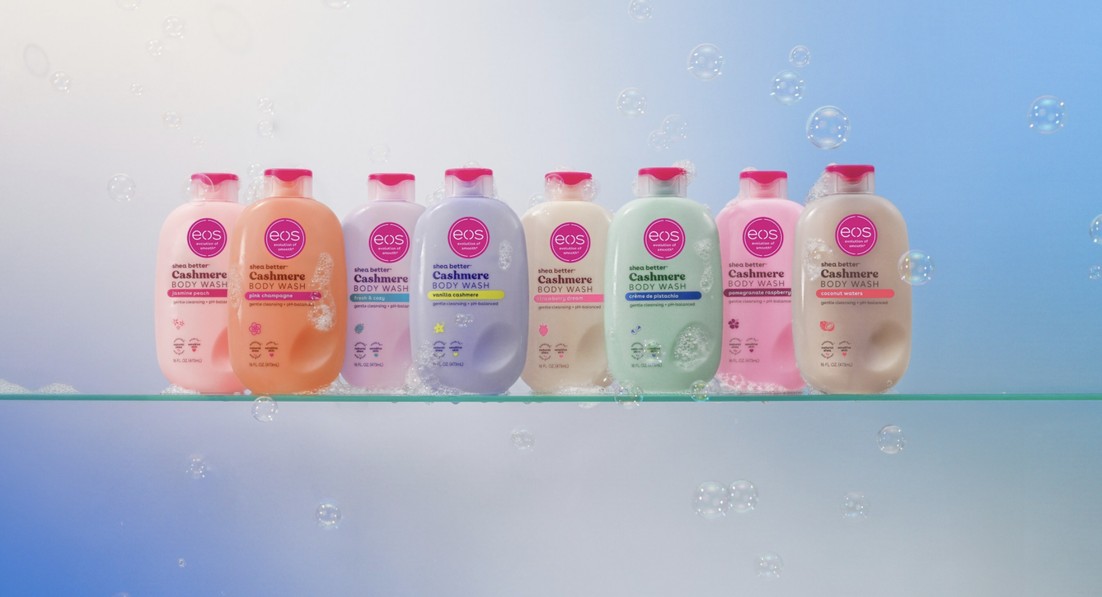 Eos Expands Cashmere Body Wash Offering - Beauty Packaging