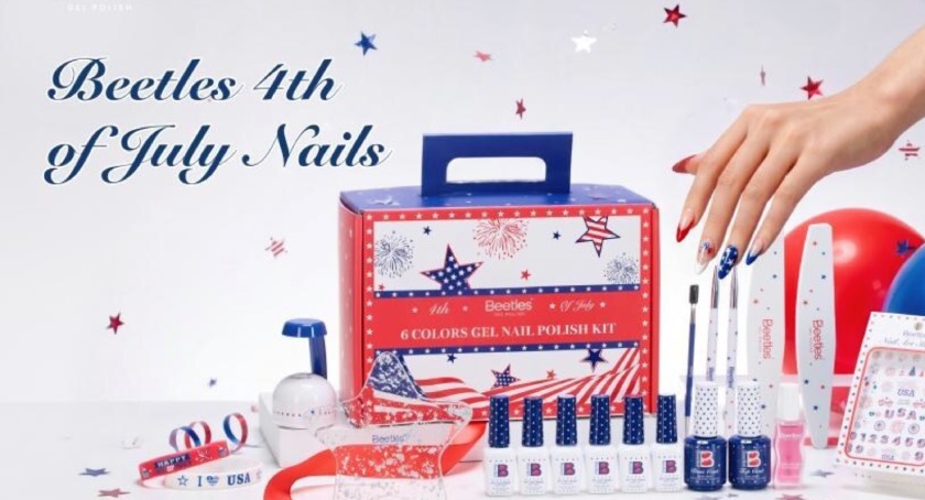 Beetles Gel Polish Launches 4th of July Gift Box - Beauty Packaging