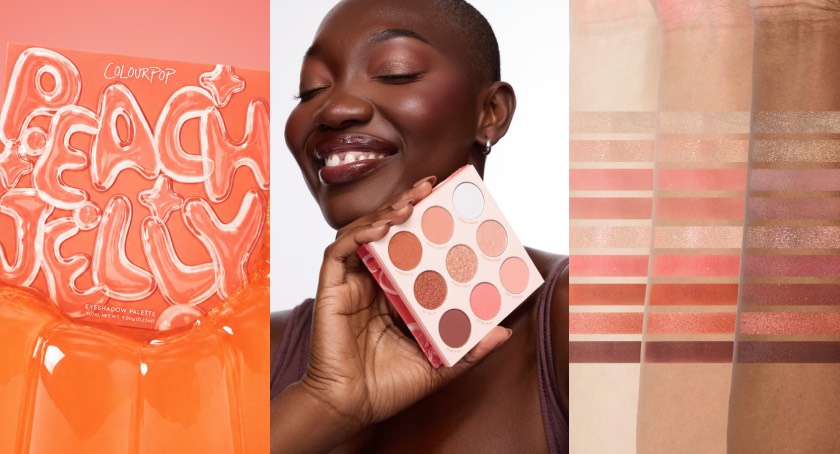 ColourPop Launches New Peach Jelly Palette - Beauty Packaging